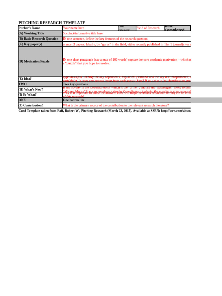 1_PITCHING RESEARCH TEMPLATE_Mahasiswa (1) | PDF | Scientific Method ...