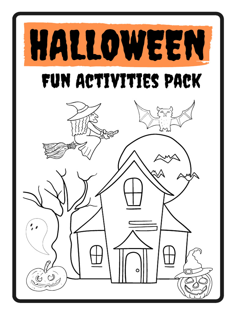 Halloween Fun Activities Pack | PDF | General Fiction
