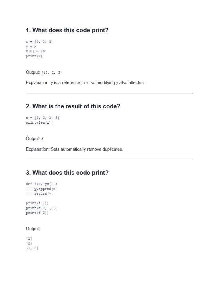 Python Syntax Based Questions Pdf Parameter Computer Programming