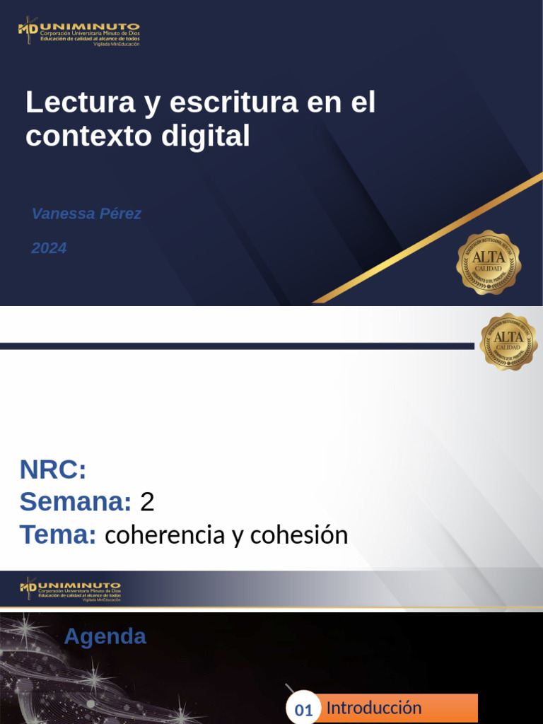 LECD_Semana 2_cohesión y coherencia | PDF