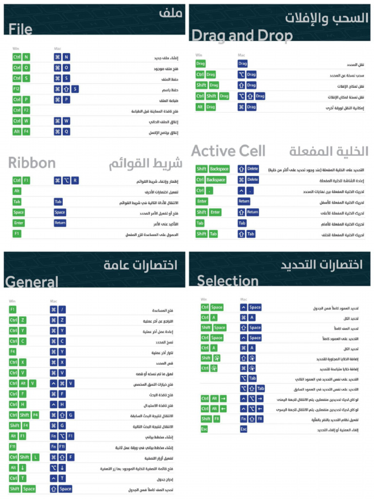 Excel Shortcuts | PDF