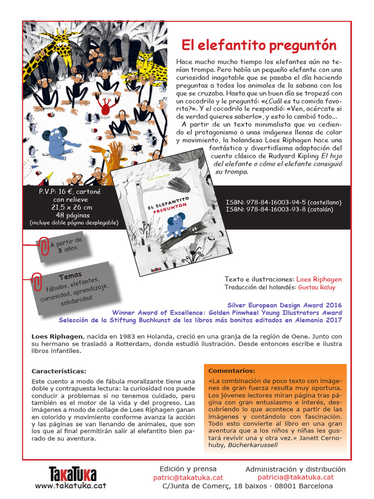 El Elefantito Pregunton Ficha-2 | PDF