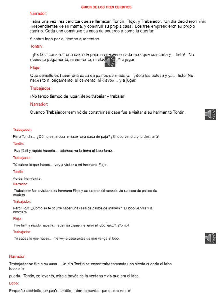 Los Tres Cerditos 2 Audio 1 Pdf