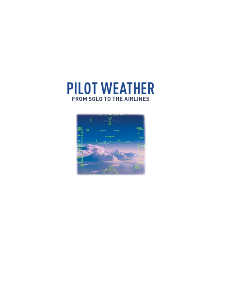 Pilot Weather Preview | PDF | Sun | Radiation