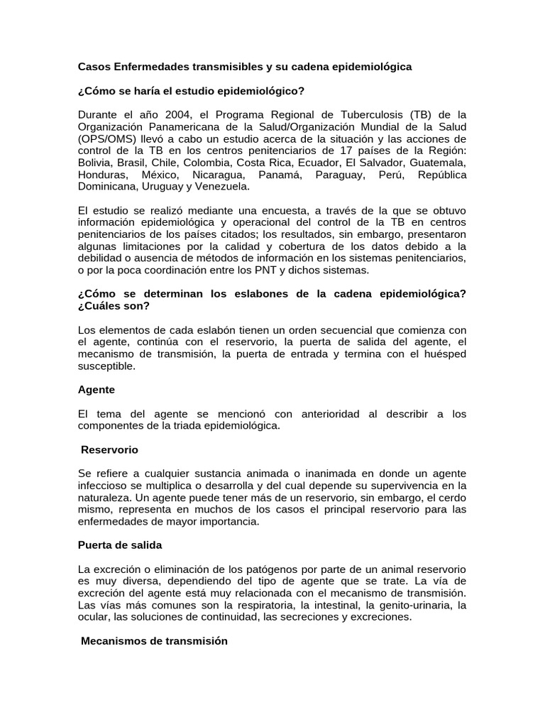 Tarea 2 Del Lab de Epi | PDF | Infección | Epidemiología