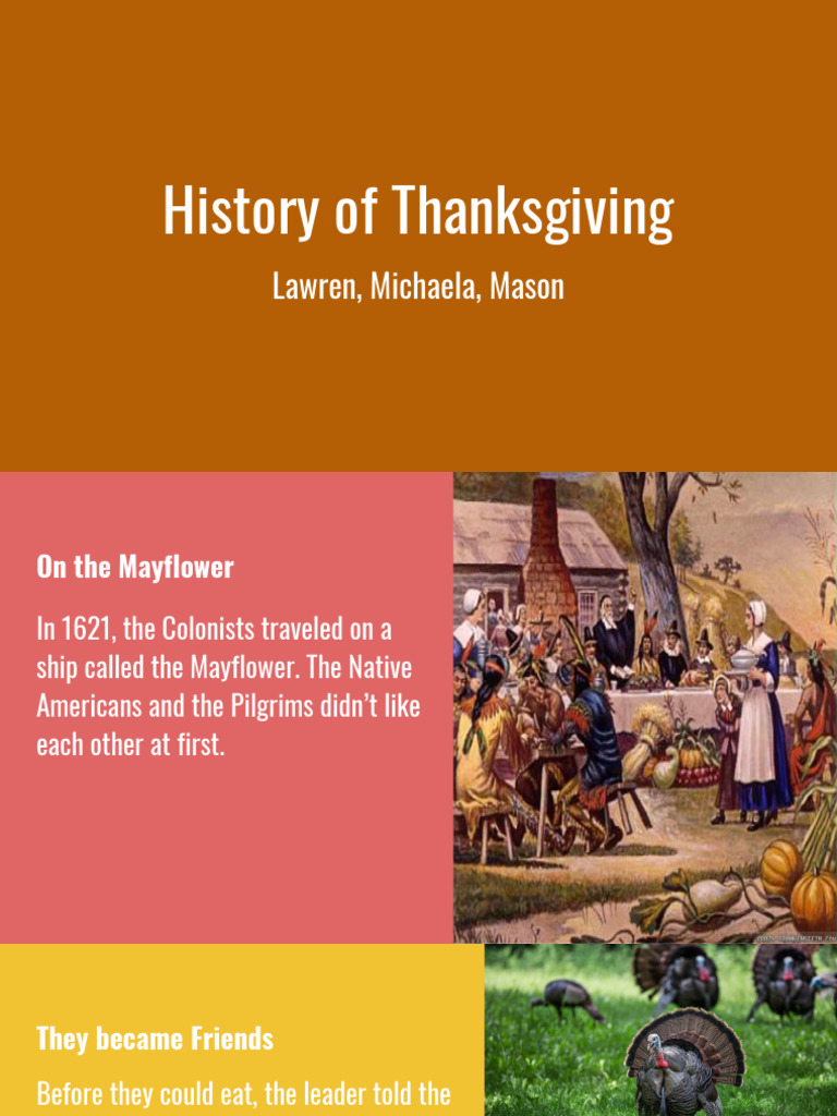 Thanksgiving History and Traditions | PDF | Thanksgiving Dinner | Foods
