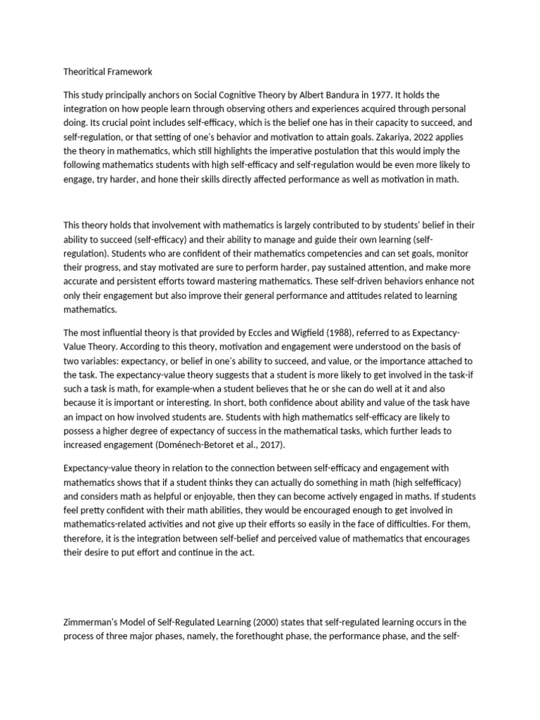 The or It I Cal Framework | PDF | Self Efficacy | Behavior Modification