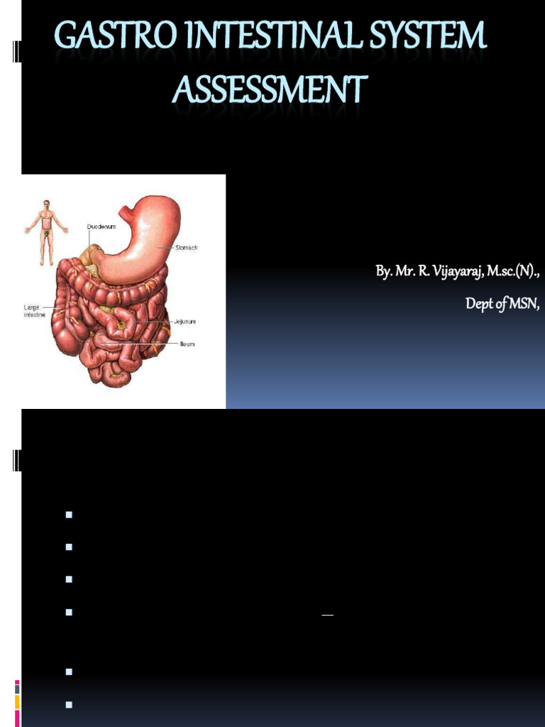 GI Assessment Guide for Nurses | PDF | Abdomen | Gastroenterology