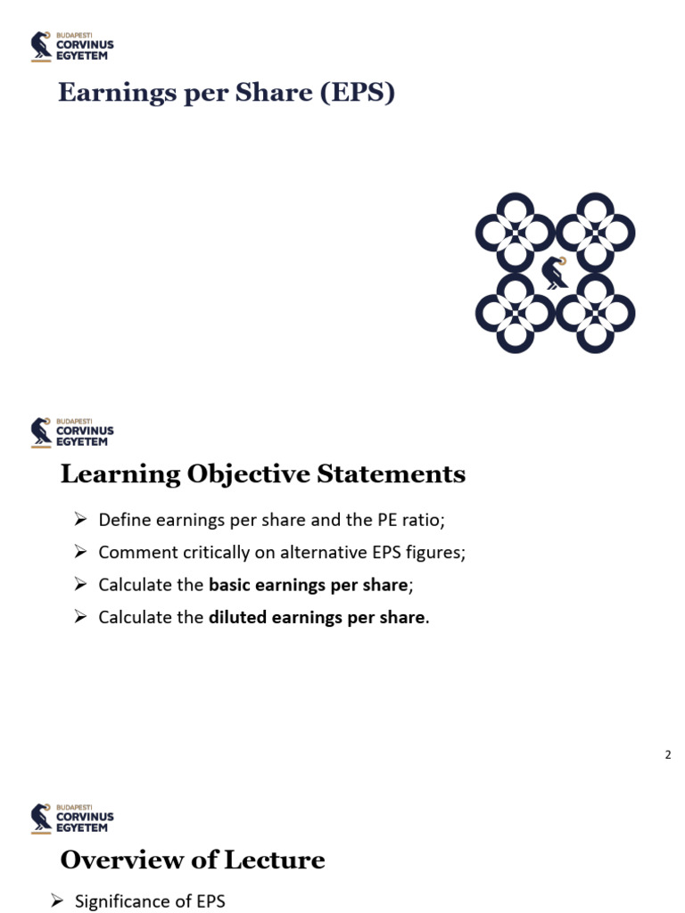 6a. Lecture, IAS 33 EPS | PDF | Earnings Per Share | Share Repurchase 6a. Lecture, IAS 33 EPS | PDF | Earnings Per Share | Share Repurchase