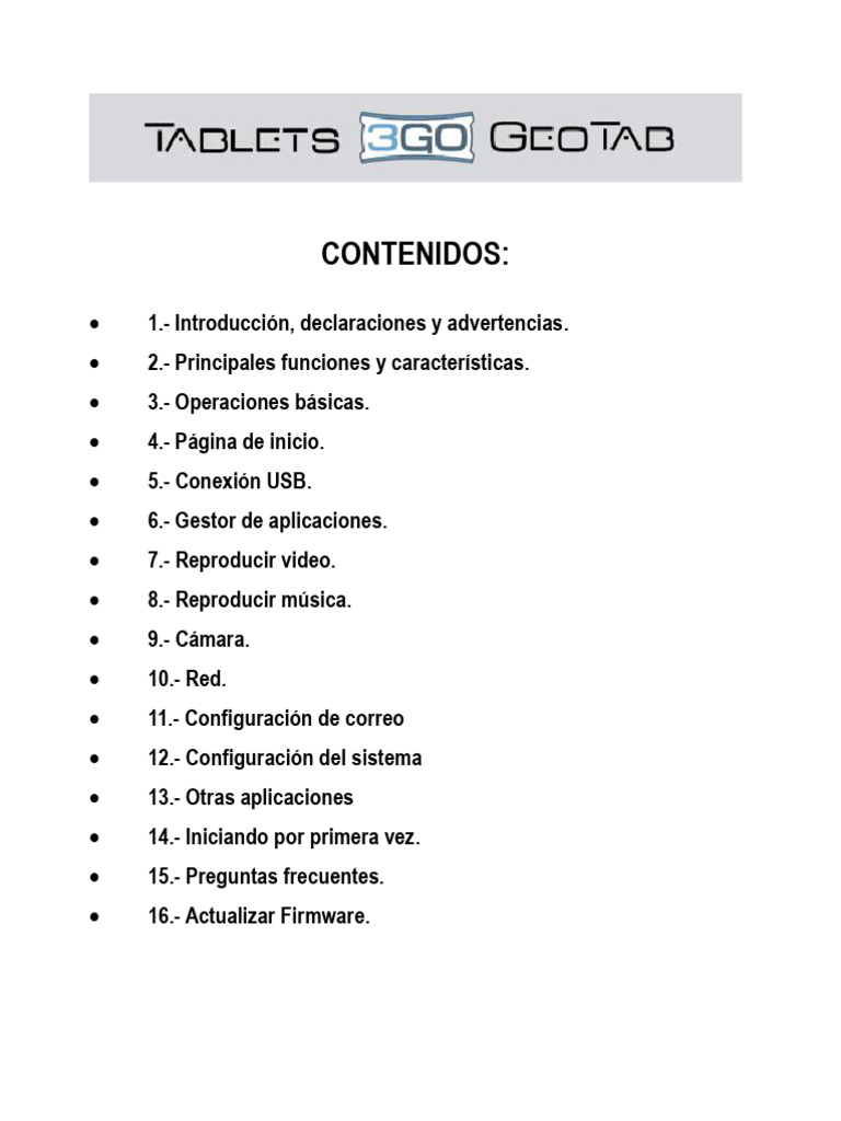 Manual 071427 | PDF | Tableta | USB