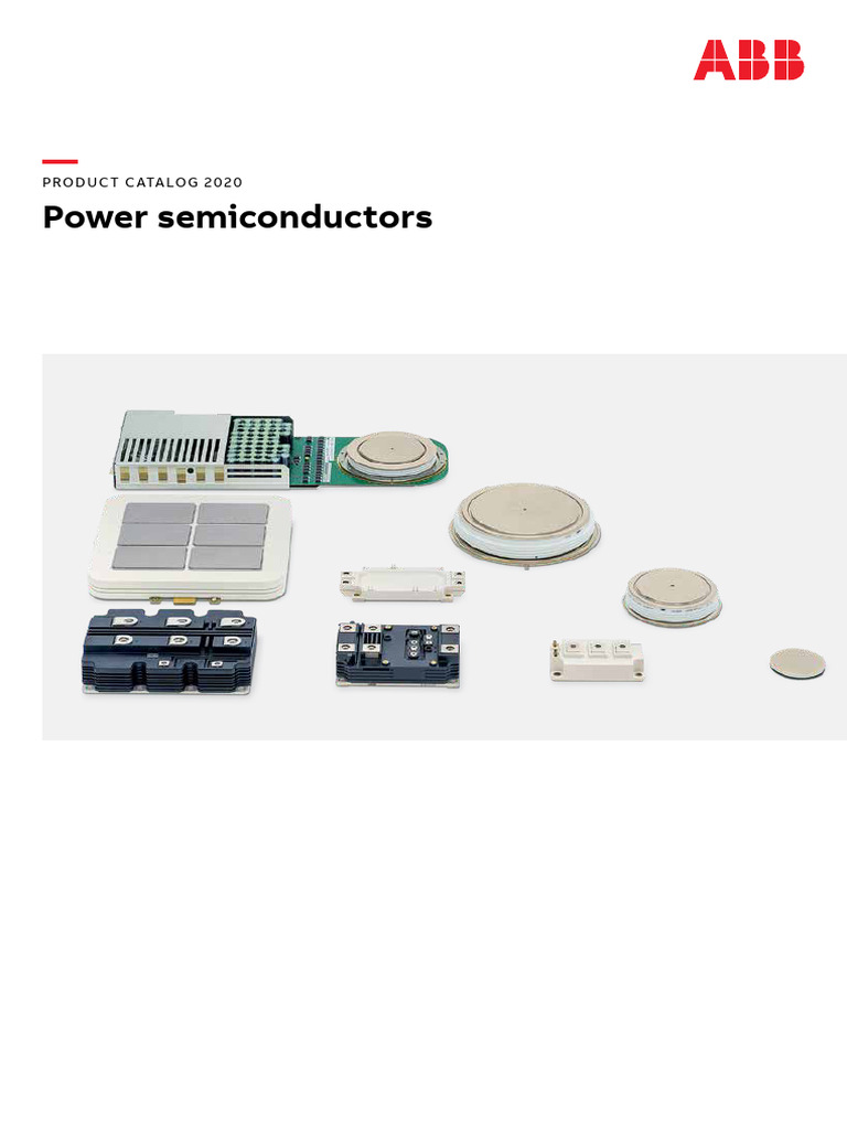 ABB Broschure Power Semiconductors 2020 Linked | PDF | Electrical ...