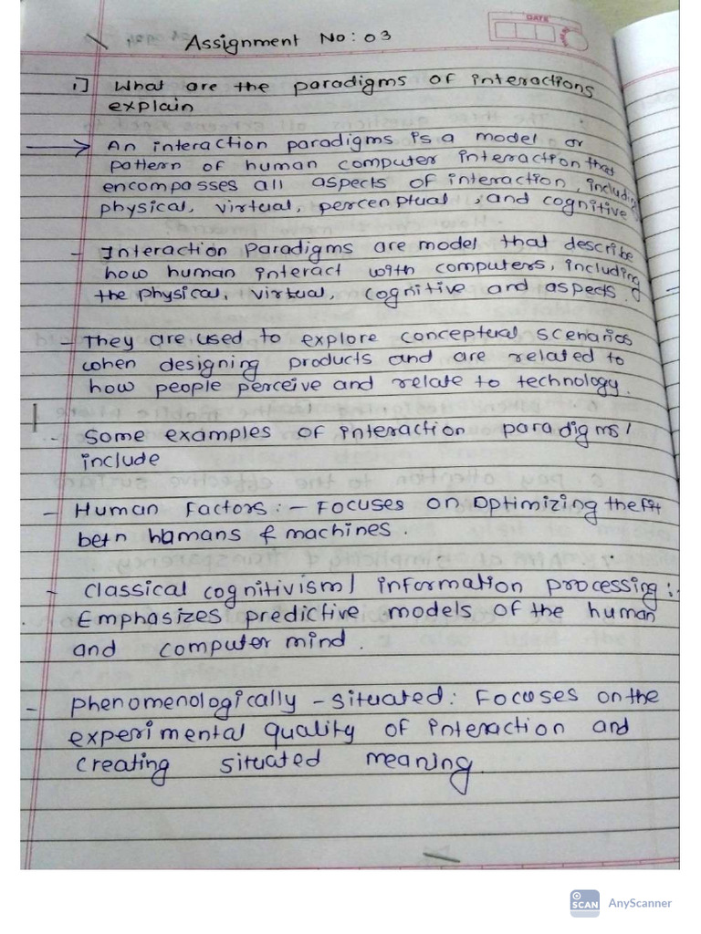 Hci Assignment 3,4 | PDF