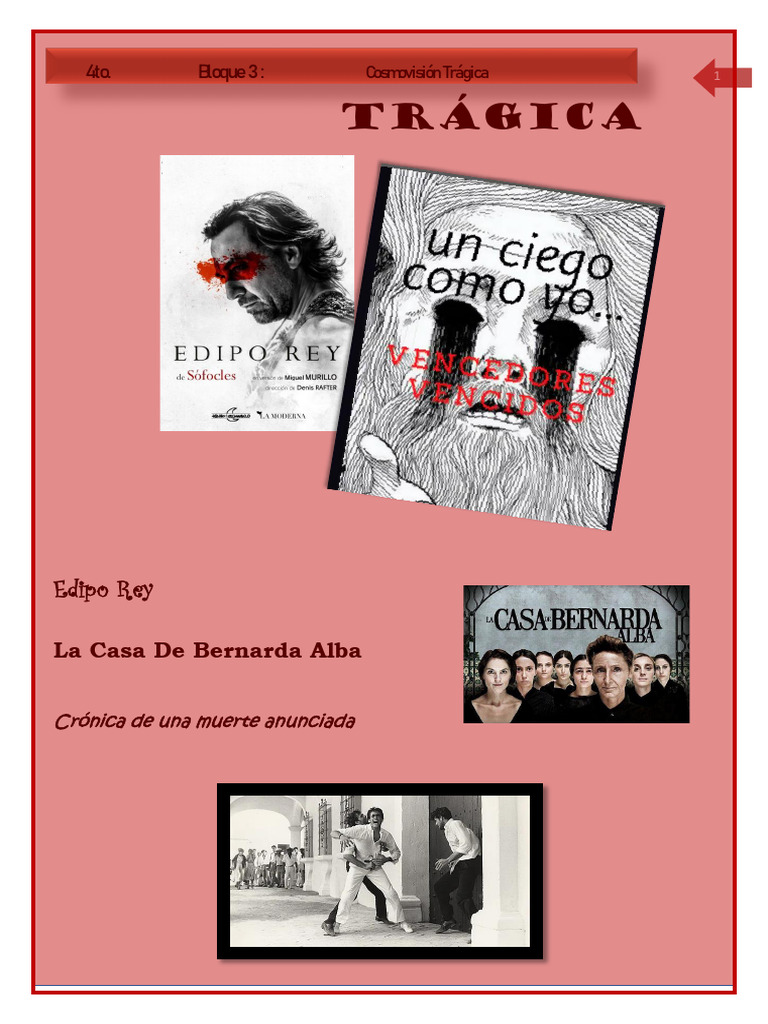 4to Blo3 | PDF | Edipo | Esfinge