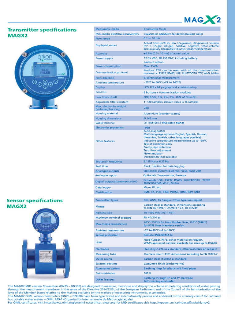 Magx2 & Magb1 Data Sheet Eng | PDF