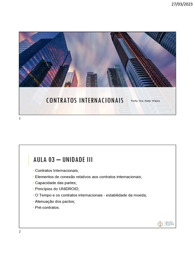 Aula 04 - Dip | PDF | Tratado | Domicílio (jurídico)