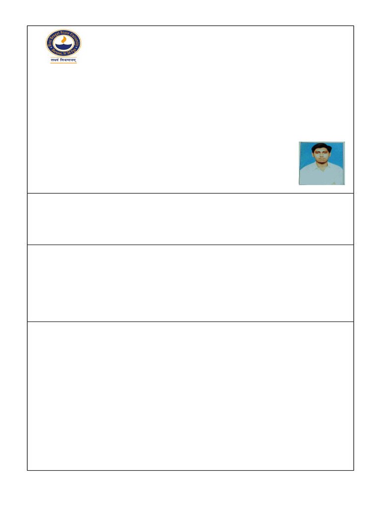 Debranjan Sem 2 Exam Form | PDF