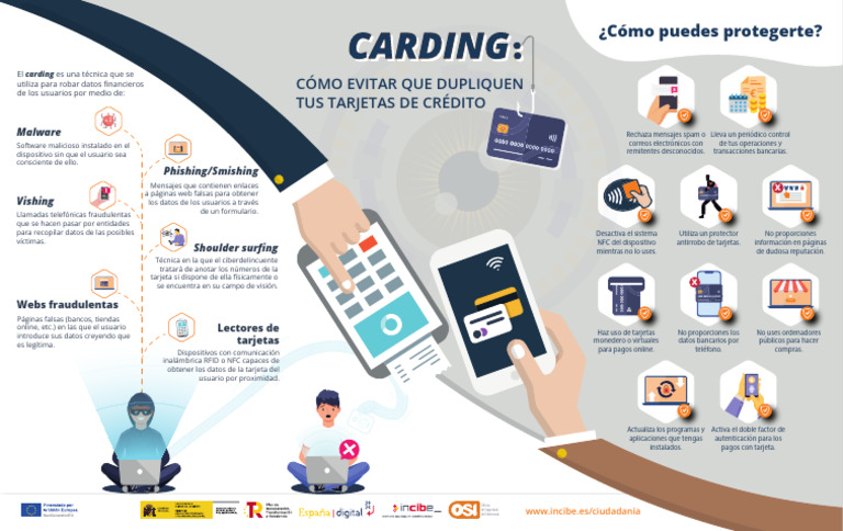 Infografia Carding | PDF | Suplantación de identidad | Informática