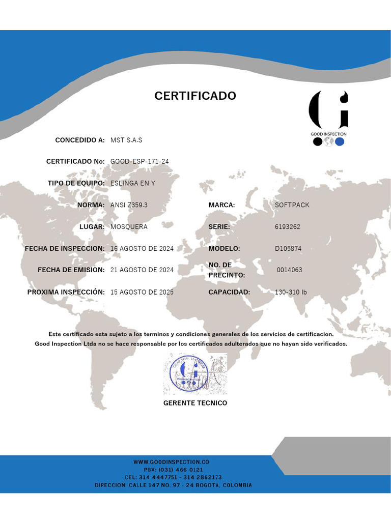 Ic Reg 032 Certificado | PDF