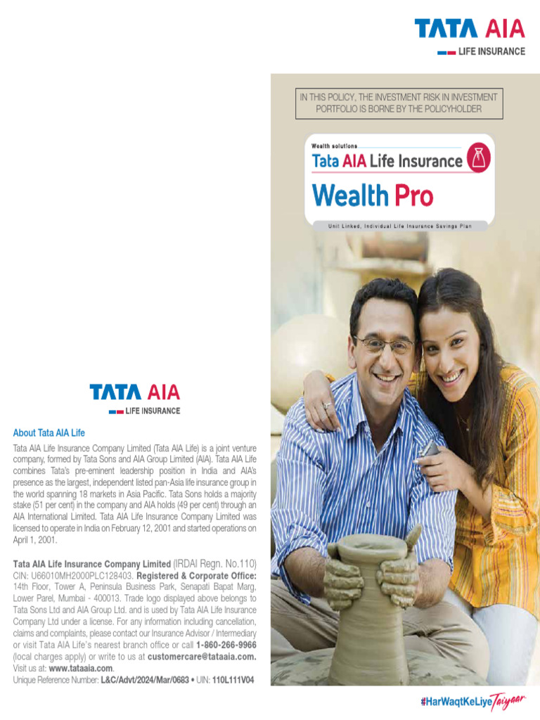 Wealth Pro V4 Brochure | PDF | Money Market Fund | Insurance