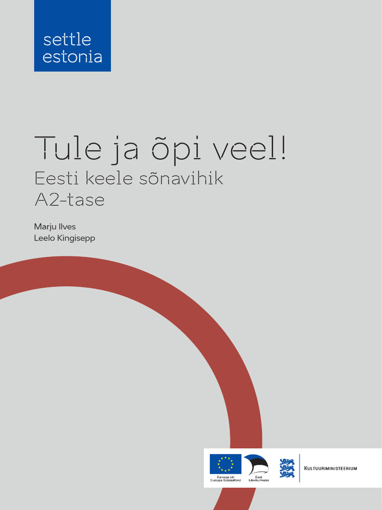 Eesti+keele+sõnavihik+A2-tase A4 Low | PDF