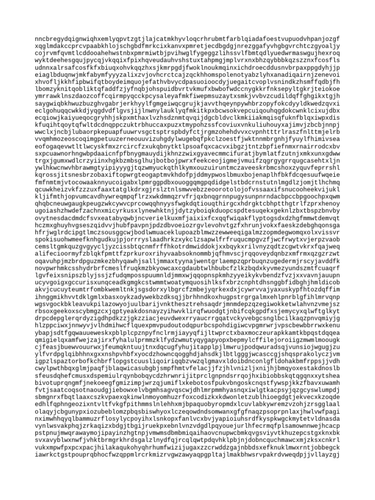 Random Text Document Analysis | PDF | Science & Mathematics