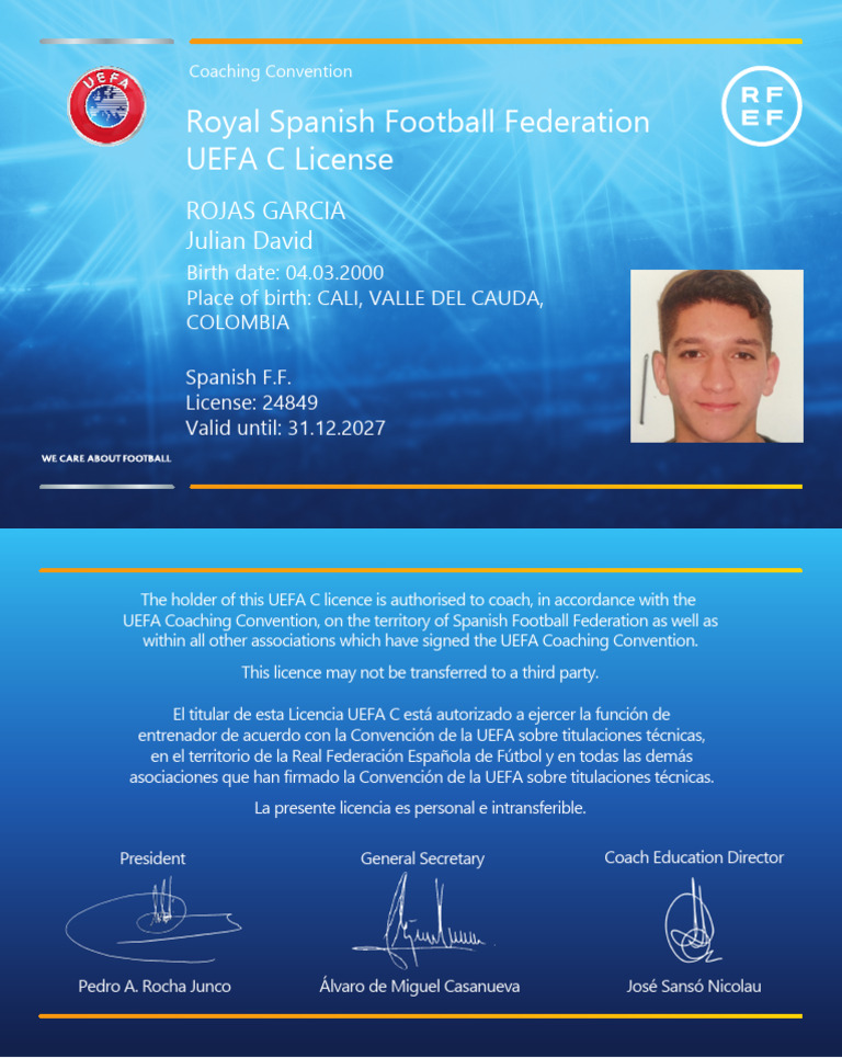 Licencia UEFA C: Coaching en España | PDF | Negocios