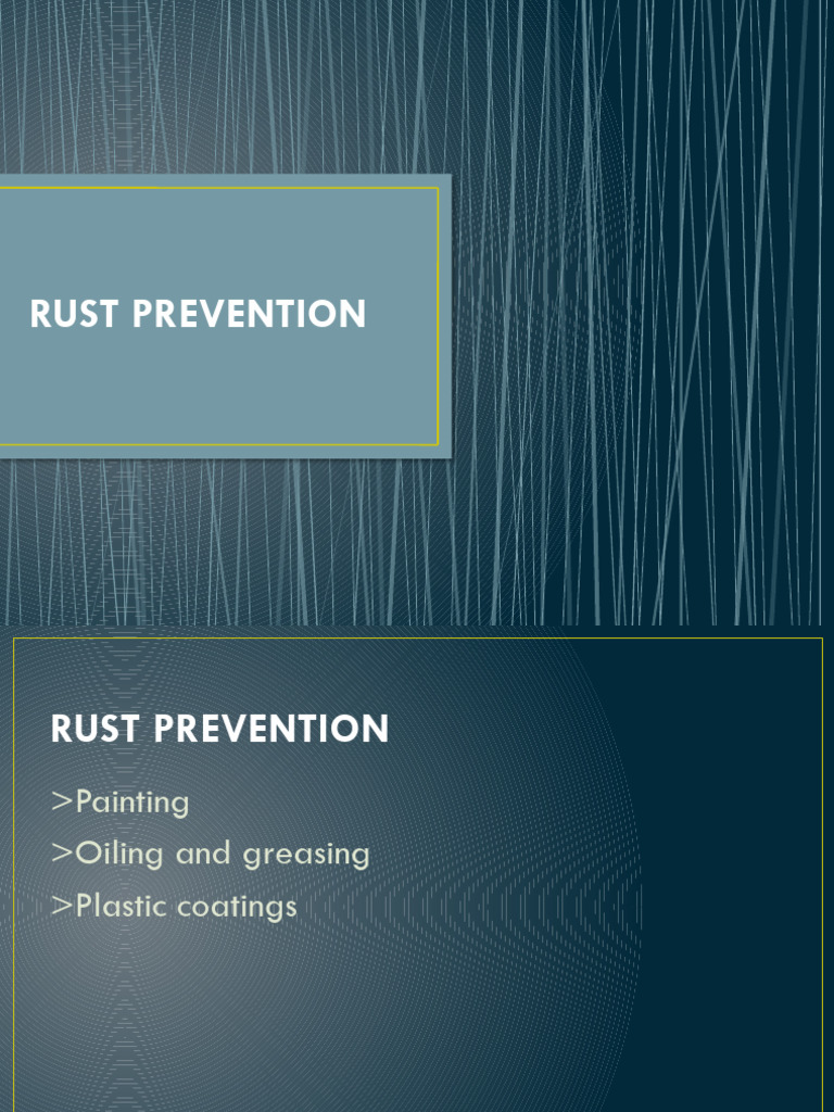 Rust Prevention | PDF