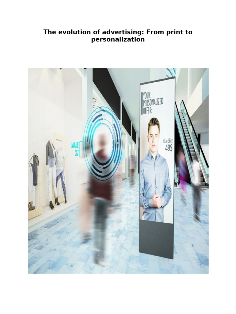 Evolution of Advertising: Print to Digital | PDF | Advertising | Online ...