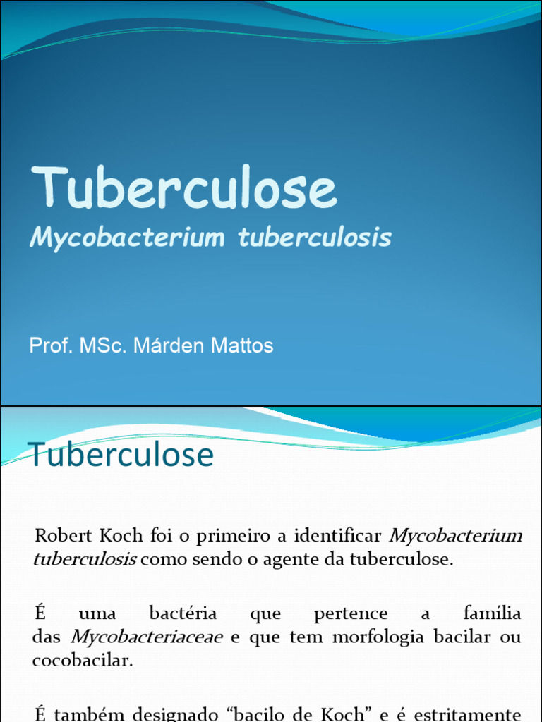 - Tuberculose | PDF | Mycobacterium | Tuberculose