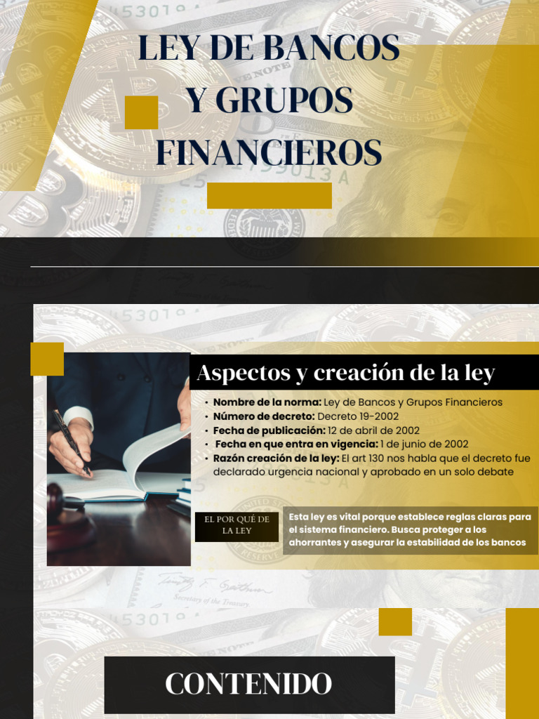 Ley de Bancos y Grupos Financieros | PDF | Bancos | Multa (pena)