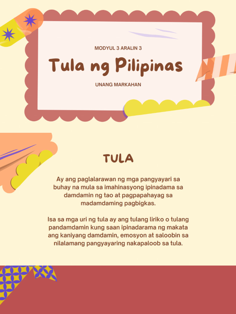 A2 Tula NG Pilipinas | PDF