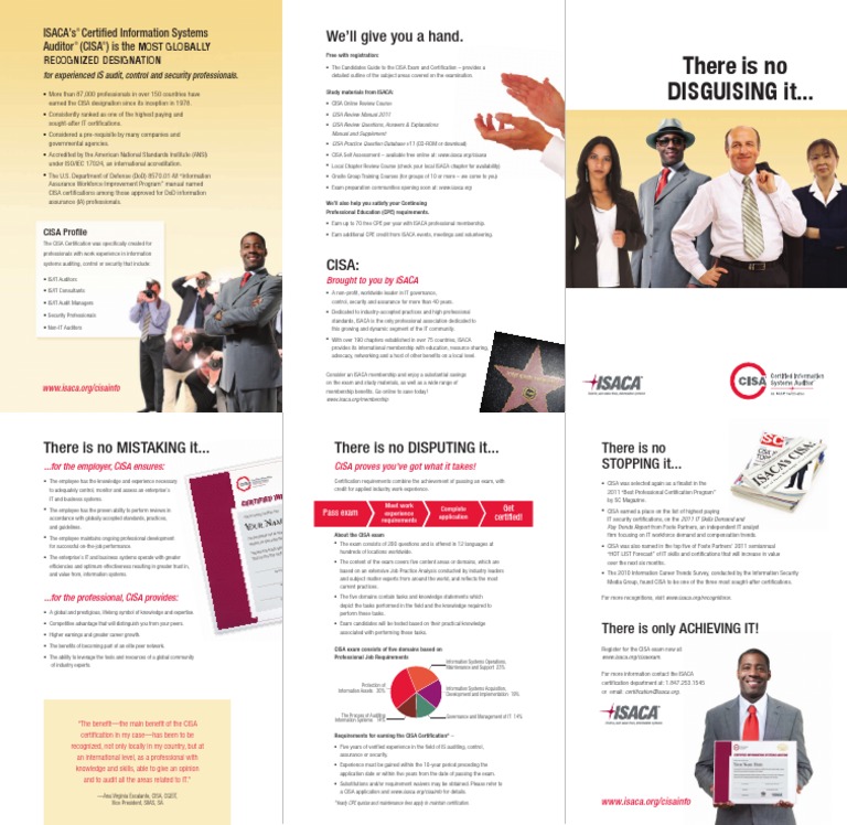 CISA Brochure | PDF | Professional Certification | Expert