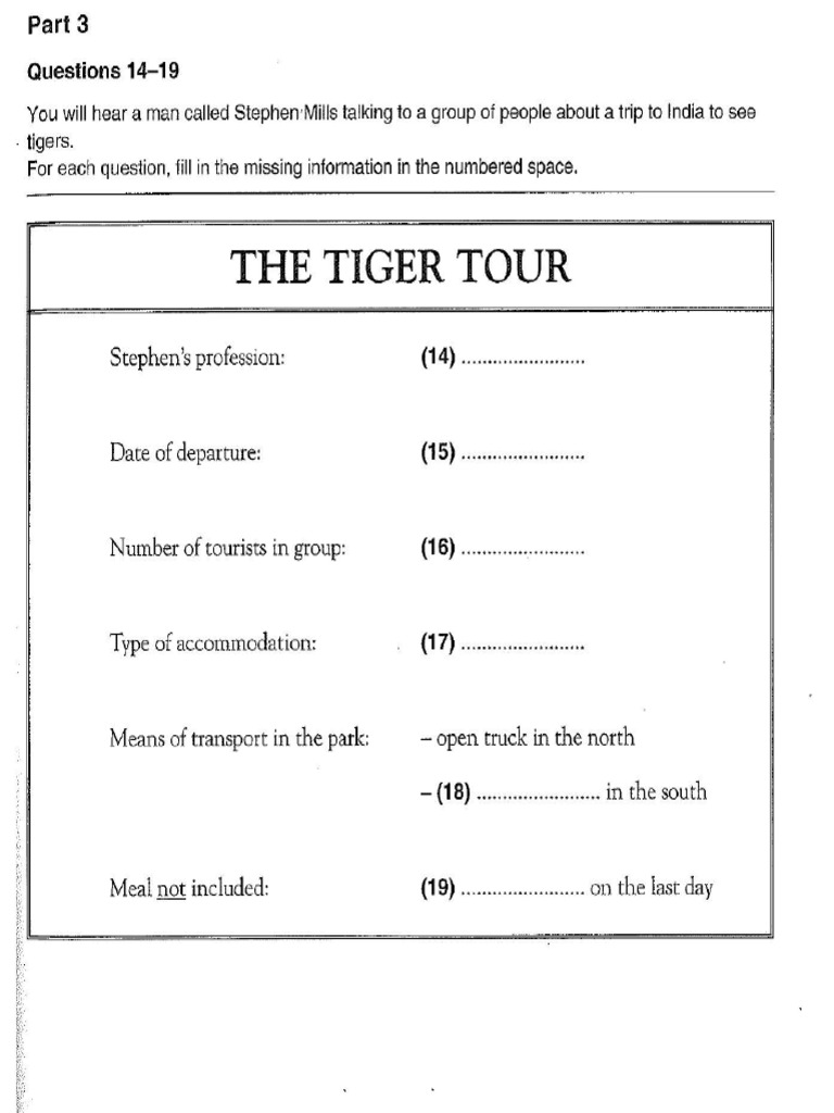 Listening Part 3 + 4 | PDF