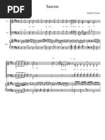 Sanctus Libera Final | PDF | Singing | Vocal Music