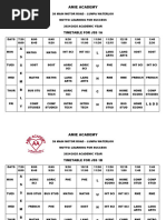 CSEC Timetable2025 | PDF