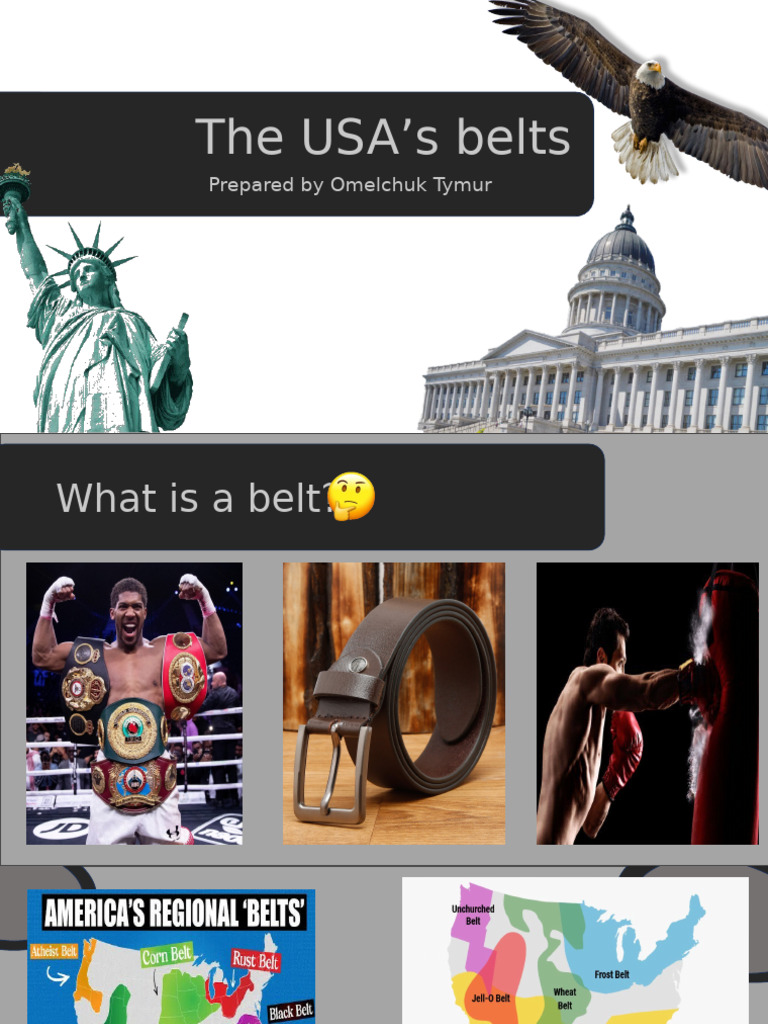 The USA's Belts | PDF | Midwestern United States | Maize
