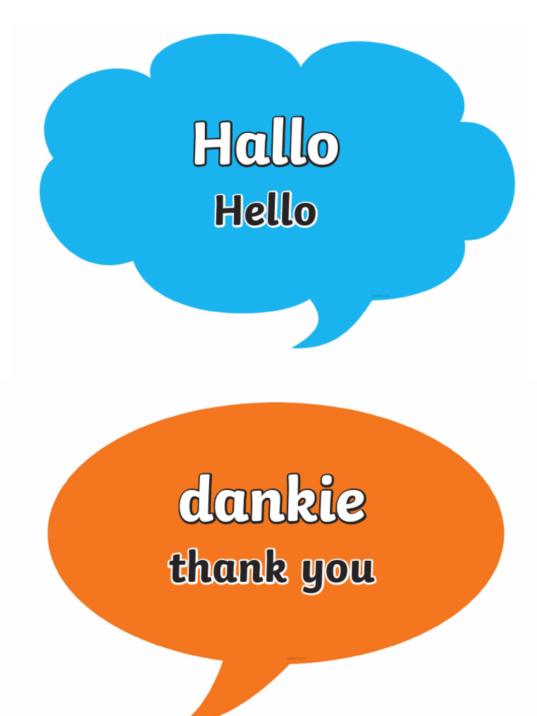 Afrikaanse Groet Maniere | PDF