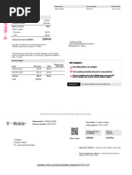 T Mobile Bill | PDF | Business