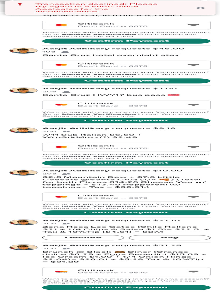 Venmo Notifications | PDF | Money | Service Industries