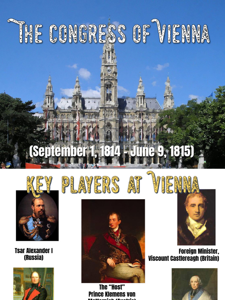The Congress of Vienna | PDF