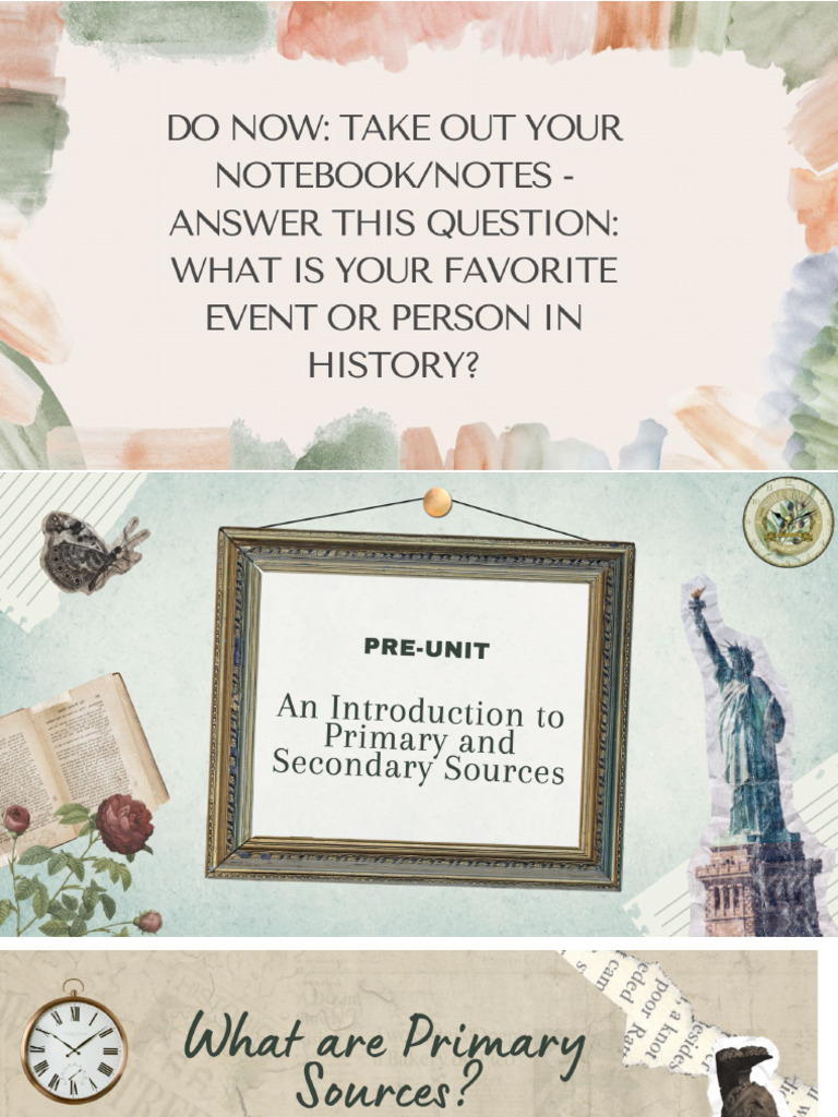 Evaluating Primary vs. Secondary Sources | PDF | Social Science