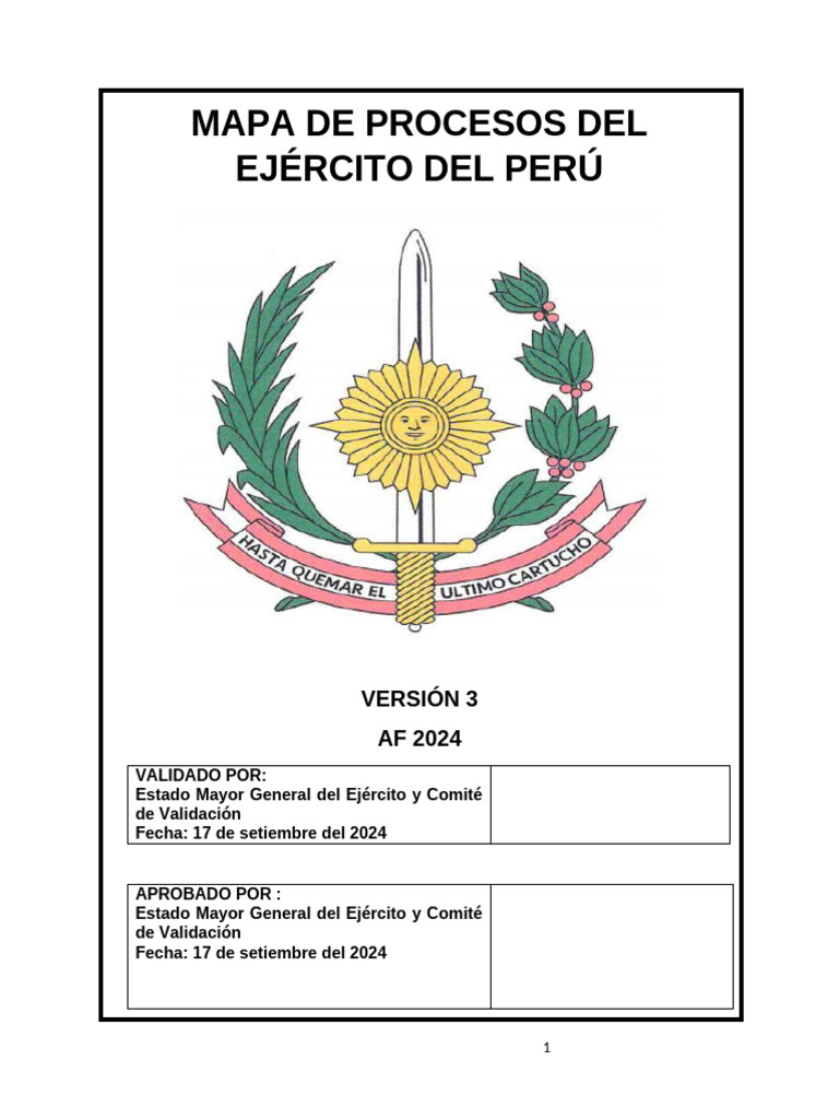 Mapa de Proceso v3.1 | PDF | Planificación | Administración Pública