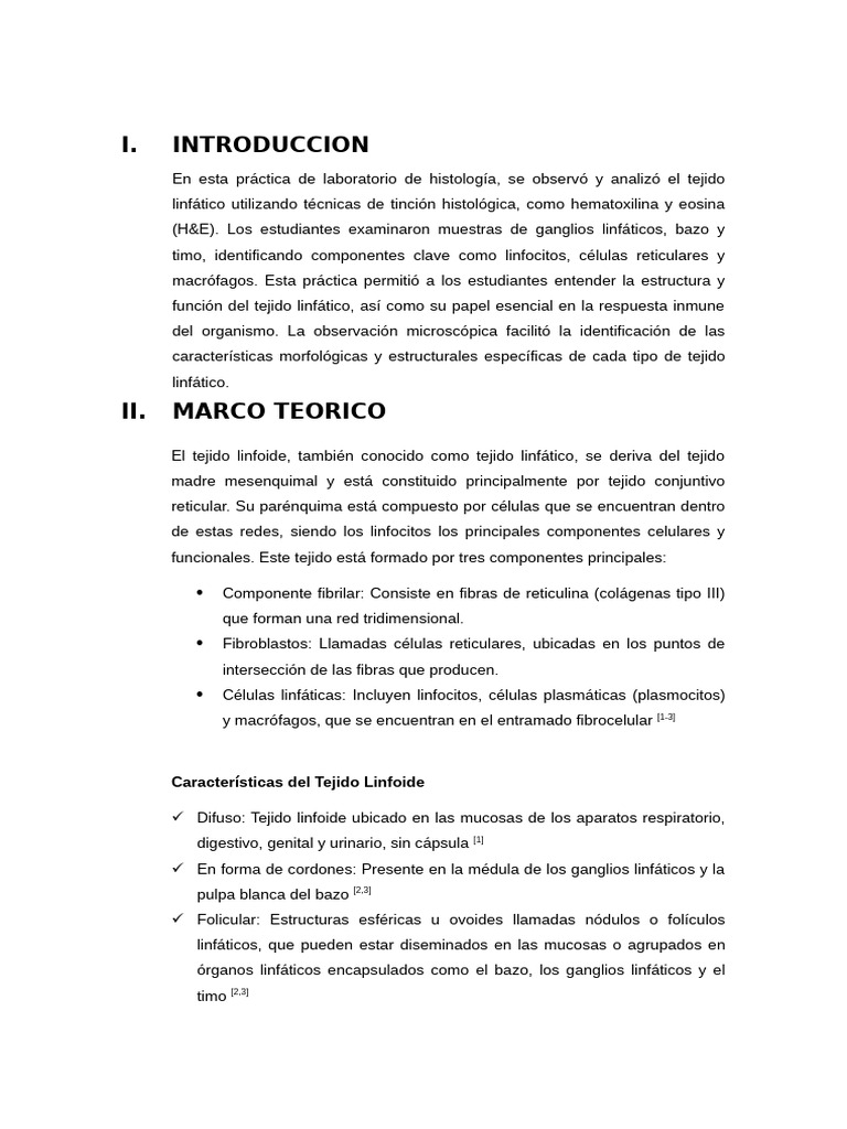 P7 TEJIDO LIMFATICO HISTO | PDF | Ganglio linfático | Sistema linfático
