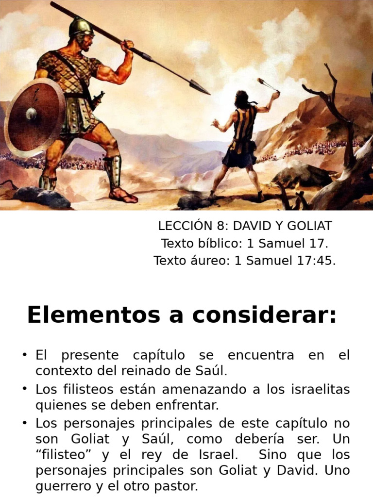 David-y-Goliat 2021 | PDF | Goliat | David