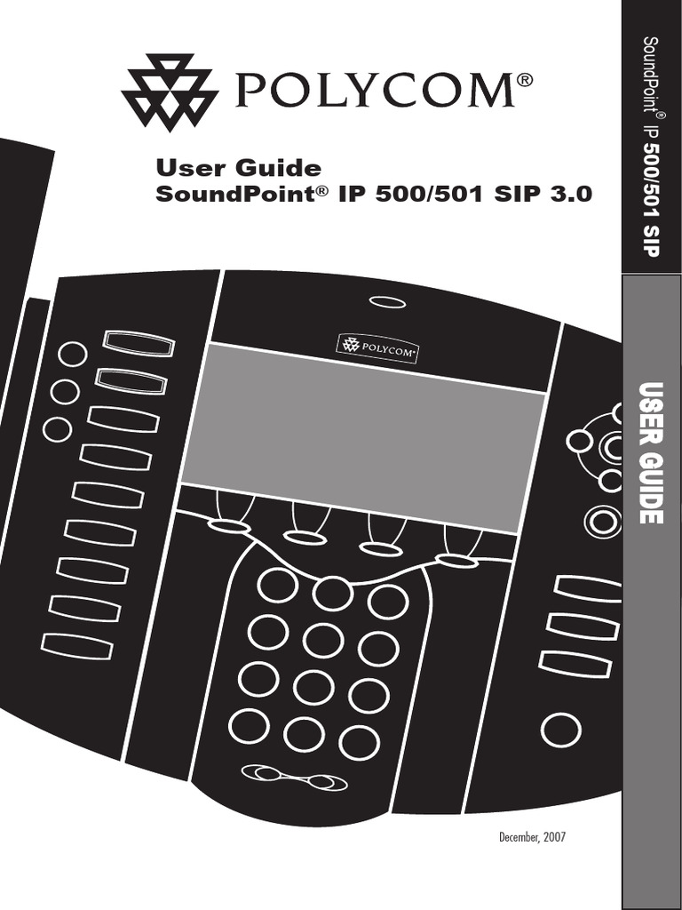 SoundPoint IP 500/501 User Guide | PDF | Session Initiation Protocol ...