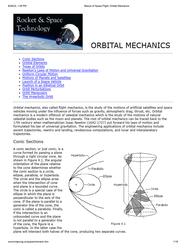 Orbital Mechanics Guide | PDF | Orbit | Apsis