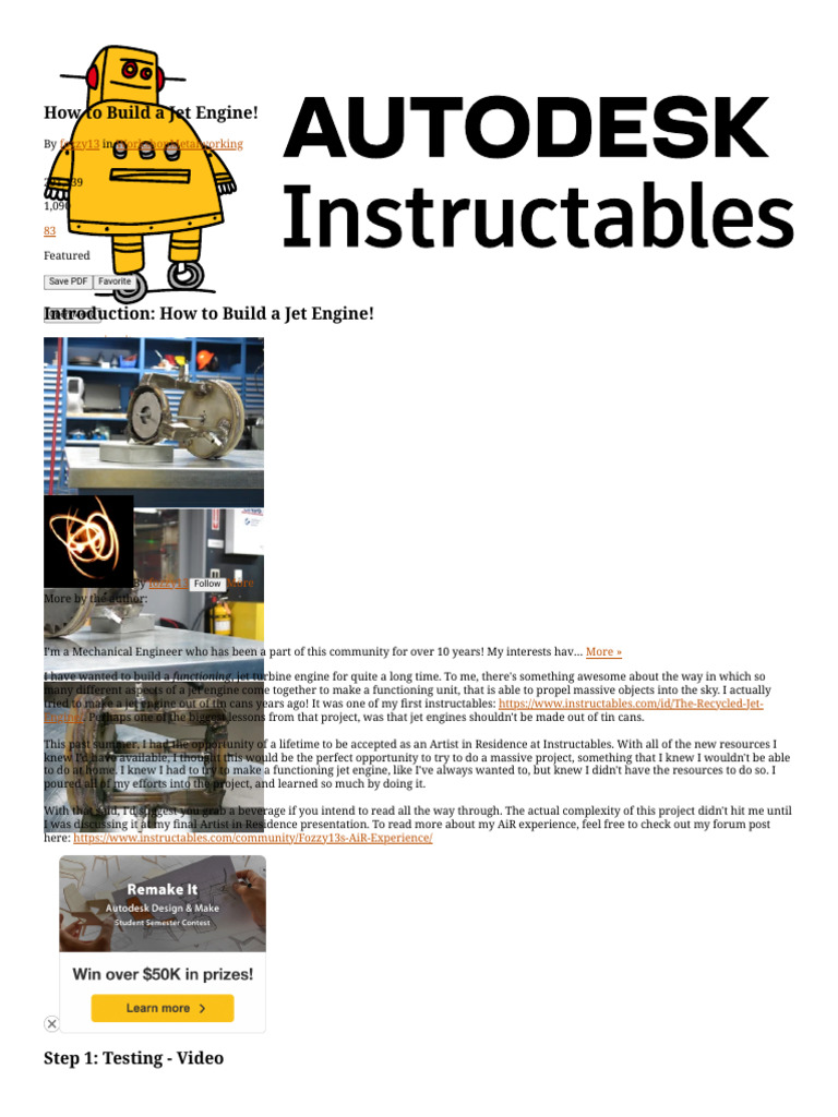 How To Build A Jet Engine! - 14 Steps (With Pictures) - Instructables ...