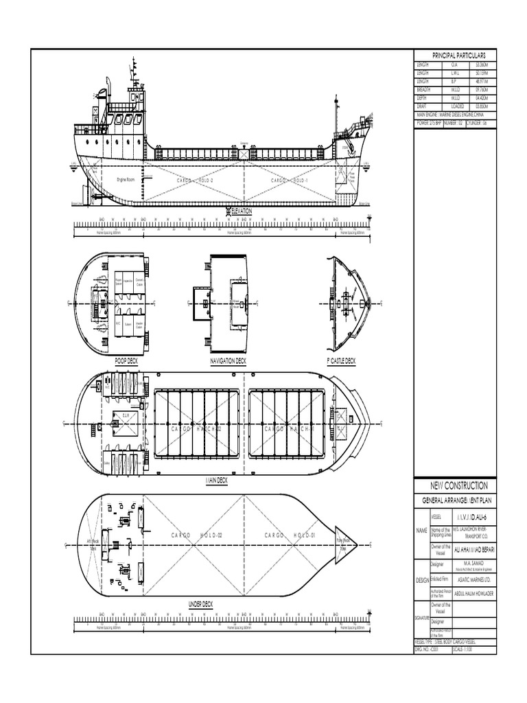 GA - General Cargo Ship | PDF | Water Transport | Freight Transport