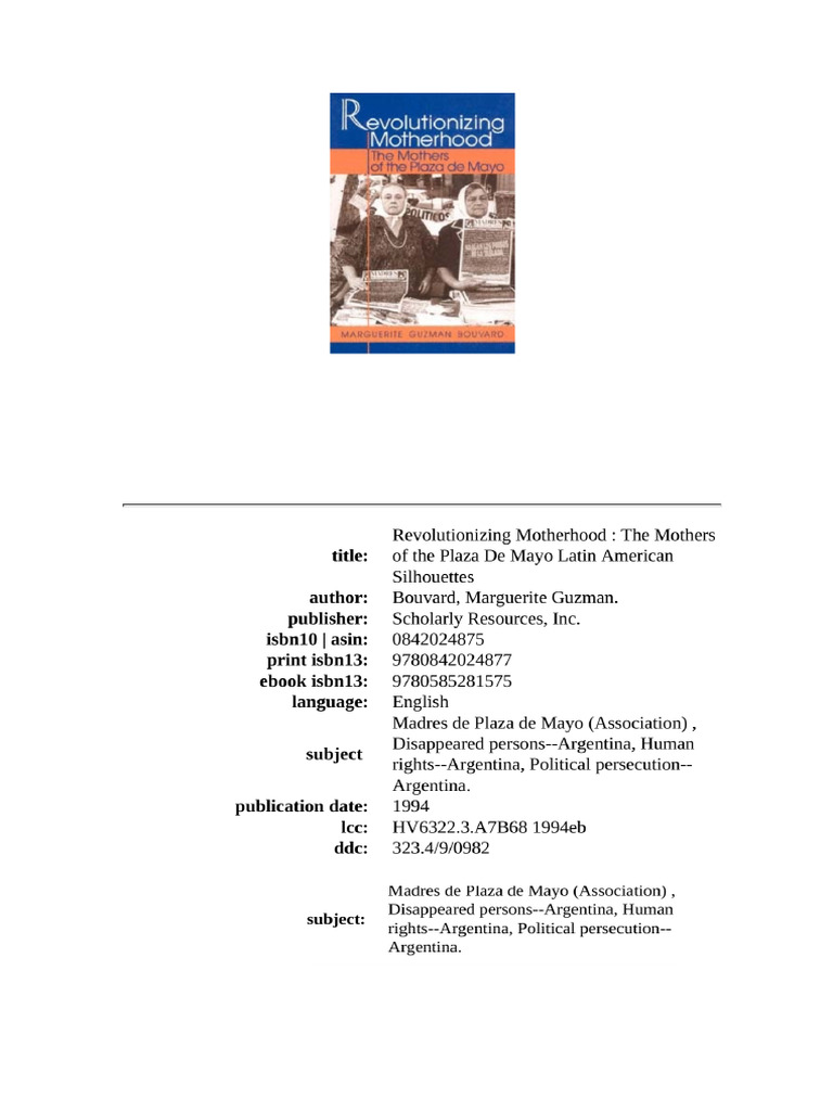 C3-Texto-Guia de Lectura N3 The Mothers of The Plaza de Mayo | PDF