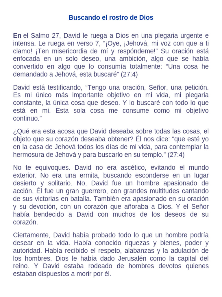 Buscando El Rostro de Dios | PDF | Cristo (título) | Jesús